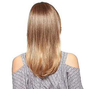 Bundle - 4 items: Brandi Wig by Amore, Christy's Wigs Q & A Booklet, BeautiMark Synthetic Shampoo & Wide Tooth Comb - Color: MARBLE BROWN-LR