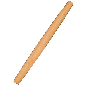 Dough Roller Wood Rolling Pin for Baking, 17-3/4 Inch by 1-1/4 Inch, Professional French Rolling Pins for Baking Pizza, Clay, Pasta, Cookies, Dumpling