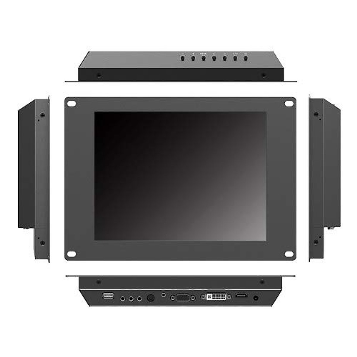 LILLIPUT 10.4" TK1040-NP/C-A 4:3 HDMI Open Frame Monitor-NO Touch