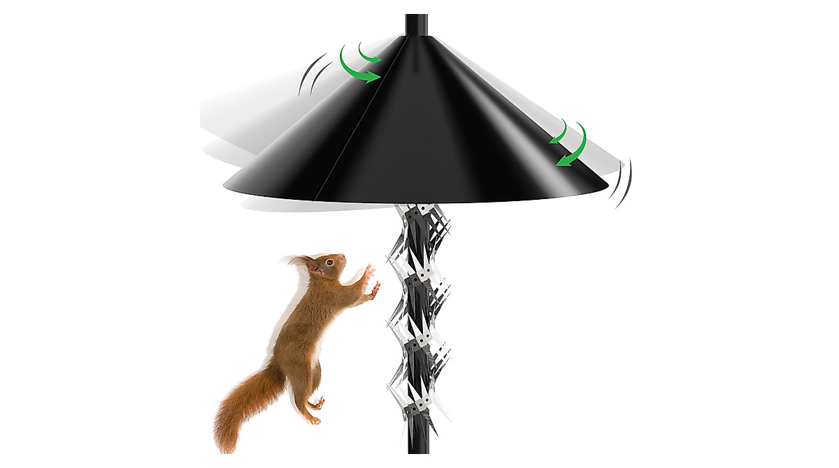 HQBRO 19" Squirrel Baffle: Protect Your Bird Feeders