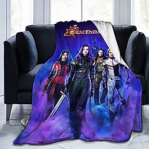 NoogYent Retro Flannel Fleece Blanket Super Soft, Comfortable and Warm, Lightweight Blanket Household Micro-Fleece Blanket, 10842, 60Inx50In