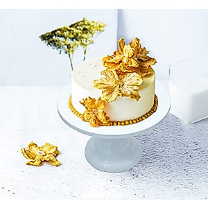 PNBO 3pcs Round Cake Stands - White Small Cake Stand Set - Cake Display Stands for Dessert Table - Cake Plate for Girl's Birthday Parties,Baby Shower,Weddings,Graduation Ceremonies,Anniversaries