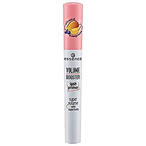 essence | Volume Booster Lash Primer Mascara | Infused with Mango Butter and Acai Oil for Nurtured Lashes | Conditioning Mascara Primer | White | Vegan | Paraben & Cruelty Free (Pack of 1)