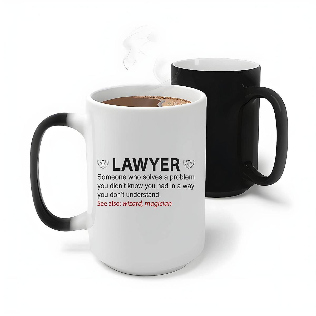 Law Meaning Definition Gift for Lawyers 11oz 15oz Color Changing Mug