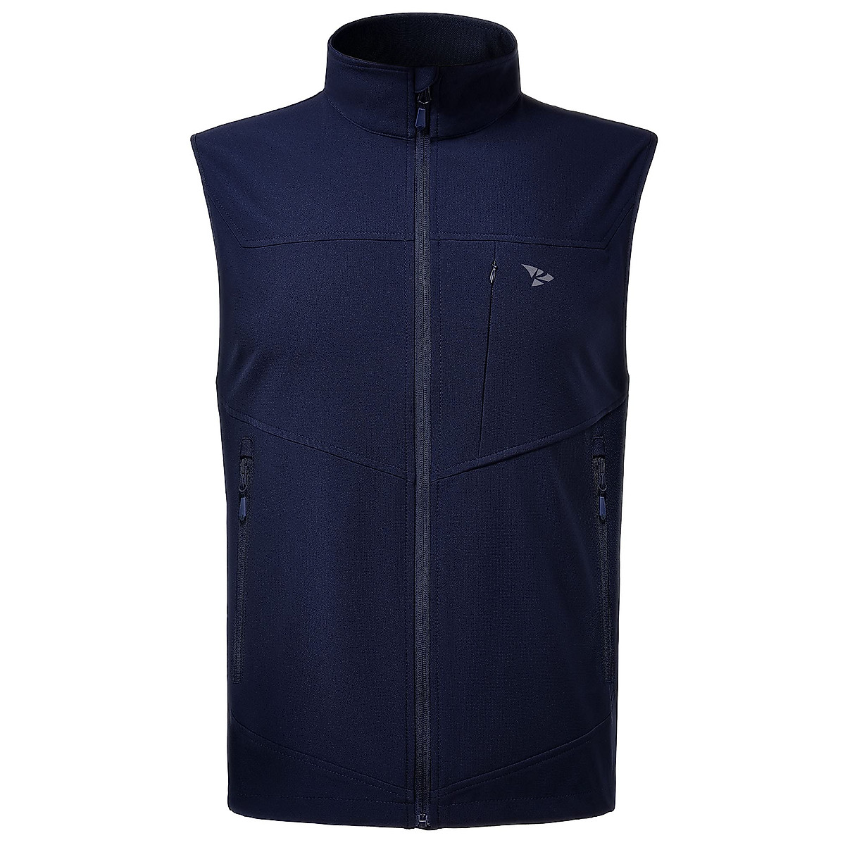 Rodeel Men's Lightweight Golf Vest Windproof Sleeveless Cycling Jacket for Hiking Running