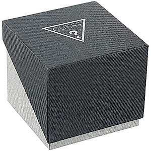 GUESS Stainless Steel + Pink Crystal Bracelet Watch. Color: Silver-Tone (Model: U1062L2)