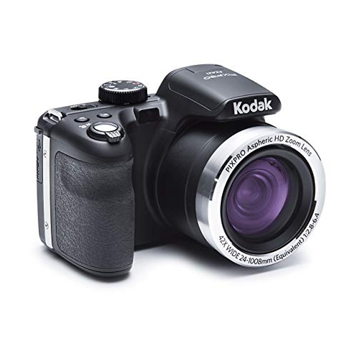 Kodak PIXPRO Astro Zoom AZ421-BK 16MP Digital Camera with 42X Optical Zoom and 3 inch LCD Screen (Black) (Renewed)