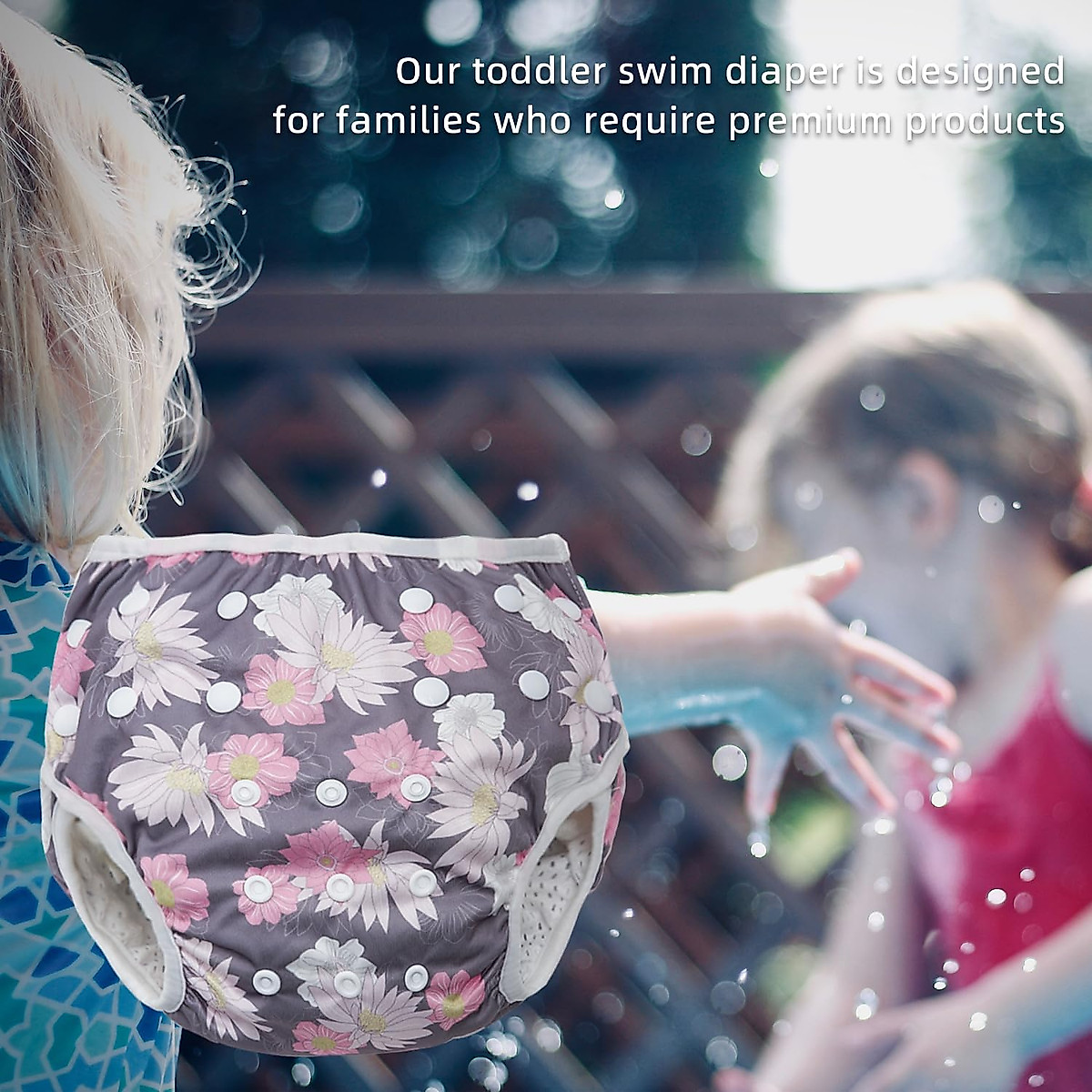 Joyo roy Swim Diaper Swim Diapers Reusable Swim Diapers Swimming Diapers Reusable Diapers Baby Swim Diaper Reusable Swim Diapers Large Reusable Swim Diaper Water Diaper Reusable Swim Diaper Girls 2-4T