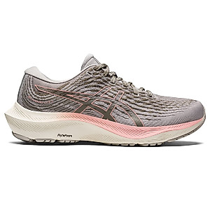 ASICS Women's Gel-Kayano LITE 3 Running Shoes, 9, Oyster Grey/Frosted Rose