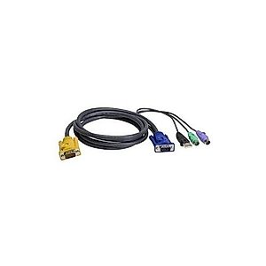 ATEN 2L5303UP 10feet USB/PS2 Combo Cable for CS82/4U and CL5808/16N Retail (ATEN 2L5303UP)