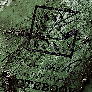 Rite In The Rain Weatherproof Side Spiral Notebook, 4.625" x 7", Green Cover, Universal Pattern (No. 973), 7 x 4.875 x 0.375