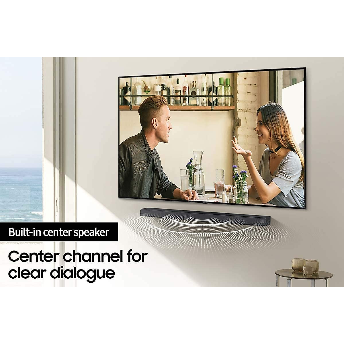 Samsung HW-S60A/ZA-RB 5.0ch All-in-One Soundbar - Certified (Renewed)