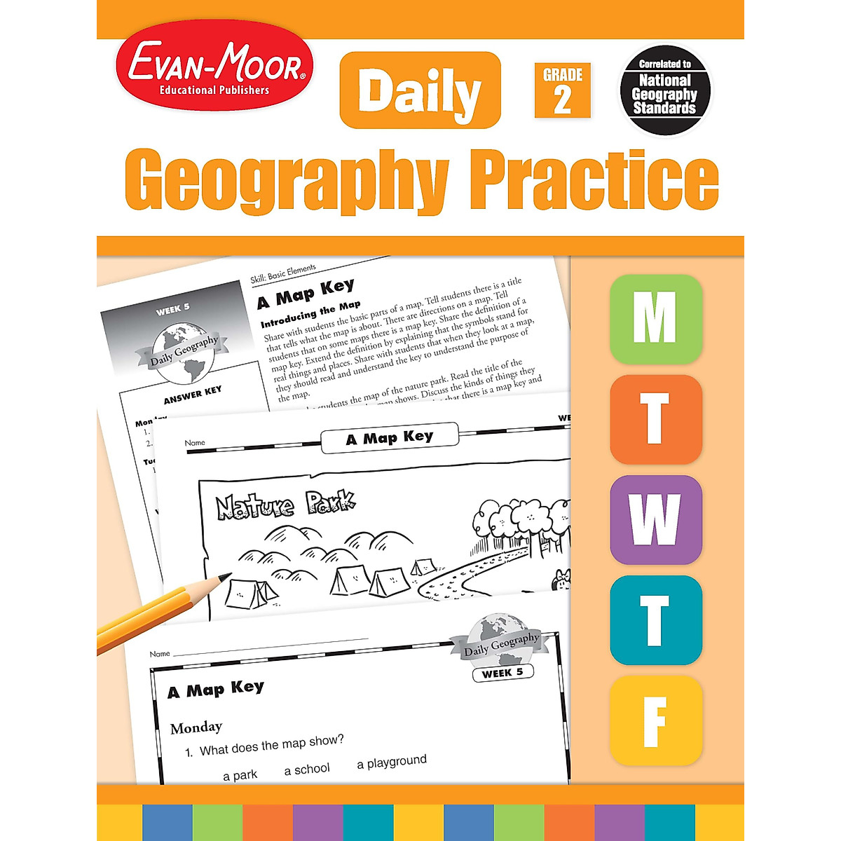 Daily Geography Practice, Grade 2