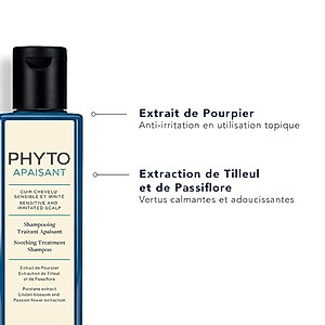 PHYTO Phytoapaisant Soothing Treatment Shampoo, 8.44 Fl Oz
