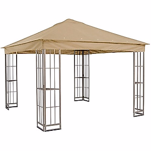 Garden Winds S-J-109DN Gazebo Replacement Canopy Top Cover- RipLock 500