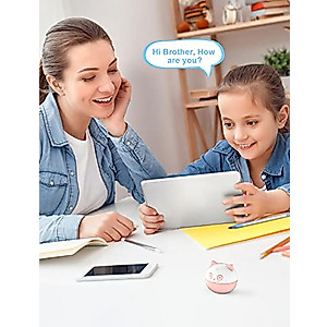 Instiwitt Pink Wireless Earbuds for Girl, Bluetooth 5.1 Headphone Hi-Fi Stereo Headphones IPX5 Waterproof Earphones with Dual Mic and Charging Case, 36H Playtime Touch Control in-Ear Headset