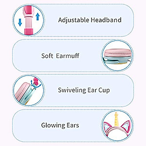 iFecco Kids Headphones, Boys Girls Teens Foldable Adjustable Wired On-Ear Headset 3.5mm Audio Jack Stereo Tangle-Free, 85 dB Volume Limited Childrens Headphones for School Home, Travel