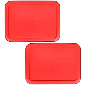 Klareware 3 cup Rectangle Plastic Food Storage Replacement Lids Covers for Klareware and Pyrex 7210-PC Glass Bowls (Container not Included)