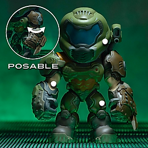 Numskull Doom Slayer Doom Eternal in-Game Collectible Replica Posable Toy Figure - Official Doom Merchandise - Limited Edition