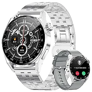 LIGE Smart Watch 2023 Bluetooth Call & Text Receive/Dial Smartwatch for Android iOS Phones with 1.39" HD Screen, Fitness Activity Tracker Heart Rate Sleep Monitor Pedometer Waterproof for Men Women