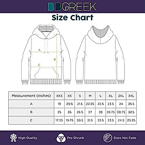 Bad Bananas BBGreek Sigma Gamma Rho Sorority Paraphernalia - SGRHO - Pullover Hooded Sweatshirt (Hoodie) - Official Vendor - Greek Letters Greek-Letters 2X-Large