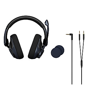EPOS Audio PC Gaming Audio Bundle with H6PRO Open Acoustic Gaming Headset (Sebring Black) and GSX 300 External Audio Card (Black) (1001166)