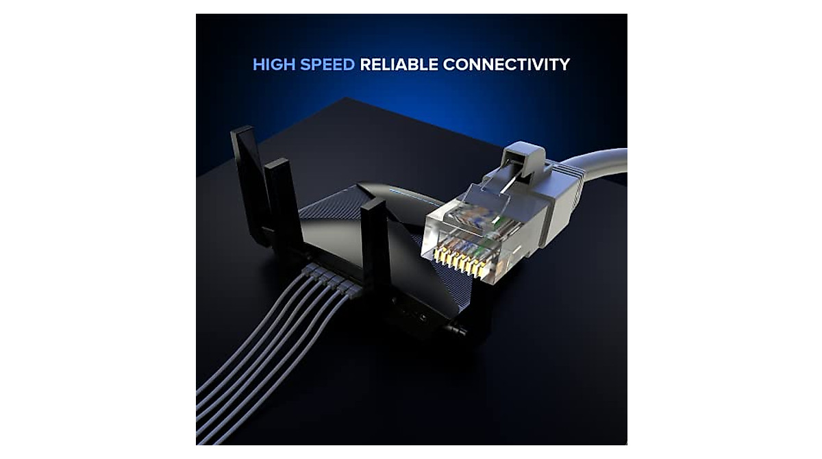 Maximm 15 Ft Cat 6 Ethernet Cable - Ultimate Quality
