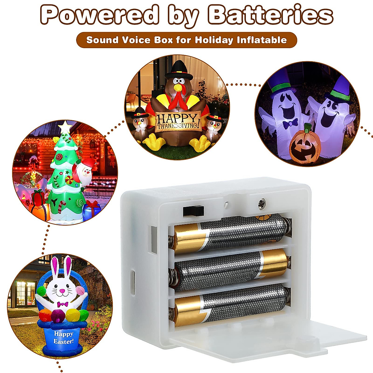 Enhon 960 Seconds Voice Recorder for Stuffed Animal with Volume Adjust, 16M Voice Sound Recorder for Bear Doll Audio Manual Message USB Voice Recoder Device Gift for Halloween Christmas