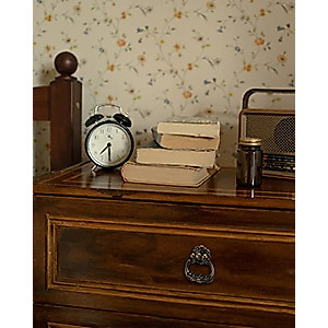 HAOTH 5Pack Antique Brass Drawer Pulls, 2.3" Diameter, Pull Ring Handles for Bar Cabinet Bathroom Cabinet Dresser