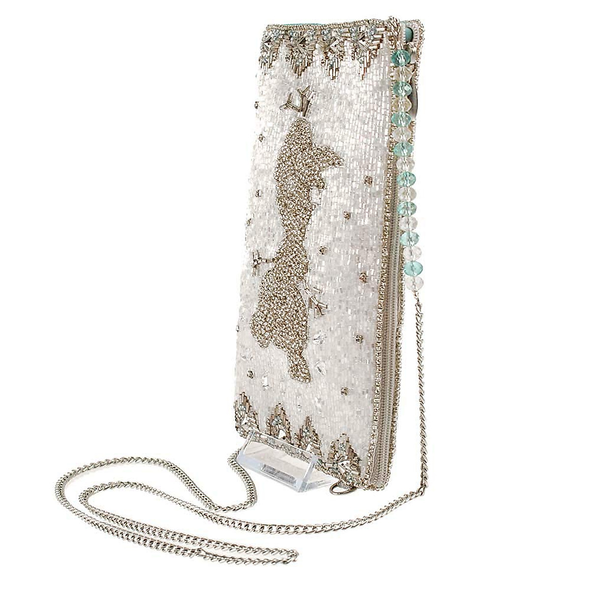 Mary Frances Ice Breaker Disney Frozen 2 Beaded Olaf Crossbody Phone Bag