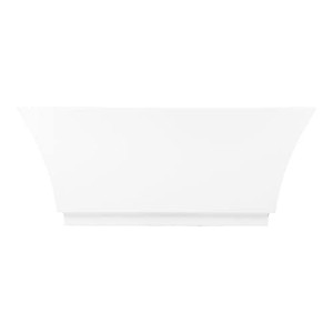 Signature Hardware 920156-59 Leland 59" Acrylic Soaking Tub with Integrated Overflow and Drain