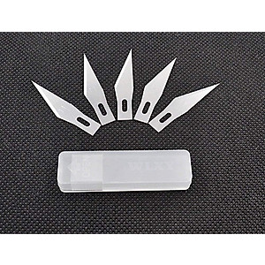 Color You Professional Stainless Steel Precision Knife Hobby Knife Razor Tool with 5 Spare Blades for Phone PC Tablet Drone Repair DIY Art Work Cutting Caving Knife Sculpture, etc.