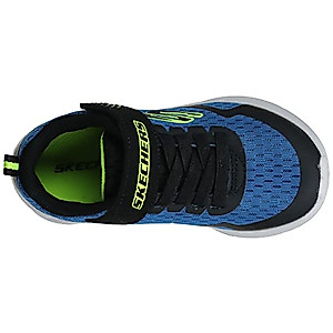 Skechers boys Microspec Max Sneaker, Royal/Black, 13 Little Kid US