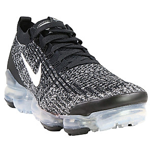 Nike Mens Air Vapormax Flyknit 3 AJ6900 002 - Size 7 Black/White-Metallic Silver