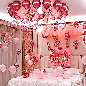 Balloon Arch Kit 12 Rolls Balloon Arch Strip 98.4 Feet Balloon Garland Tape Strip 600 Balloon Dots Glue Balloon Tape and Glue Point for Birthday Party Wedding Baby Shower Arts DIY Balloon Decoration