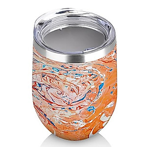 silichee 20 Oz Stainless Steel Insulated Tumblers with Lid Orient Background Multicolored Repeating Raster Classic Abstract Insulated Tumblers Vacuum Coffee Mugs for Hot and Cold Drinks,Coffee,Wine