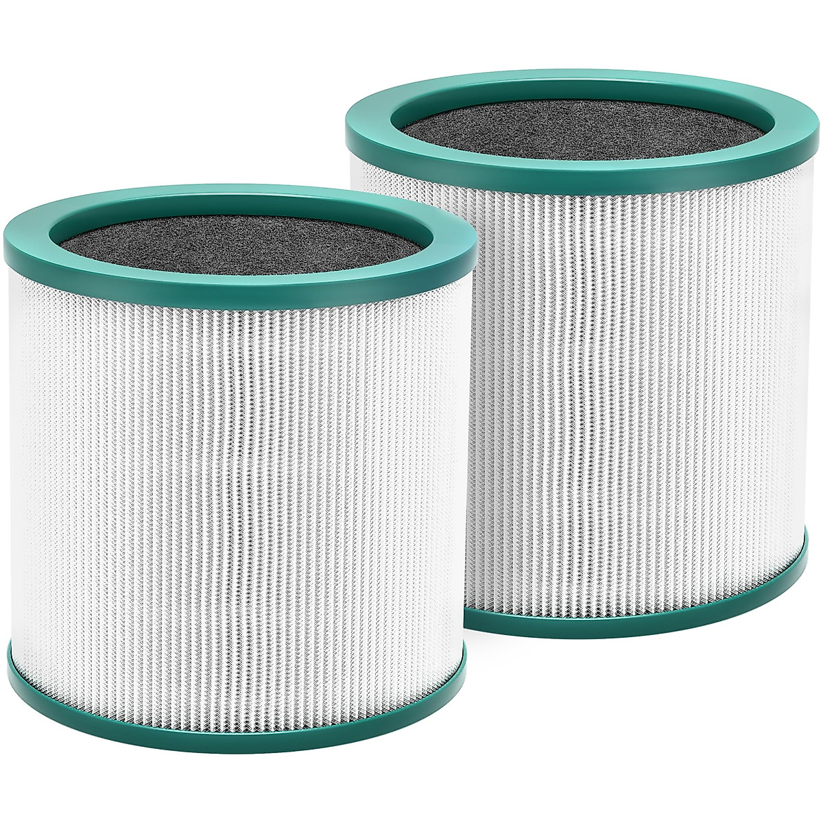 2-Pack PureSpring True HEPA H13 Replacement Filter Compatible with Dyson Pure Cool Link Models TP01, TP02, TP03, BP01 Part# 968126-03, 305158-01 - Premium Quality, Blocks Over 99.9% of Contaminants