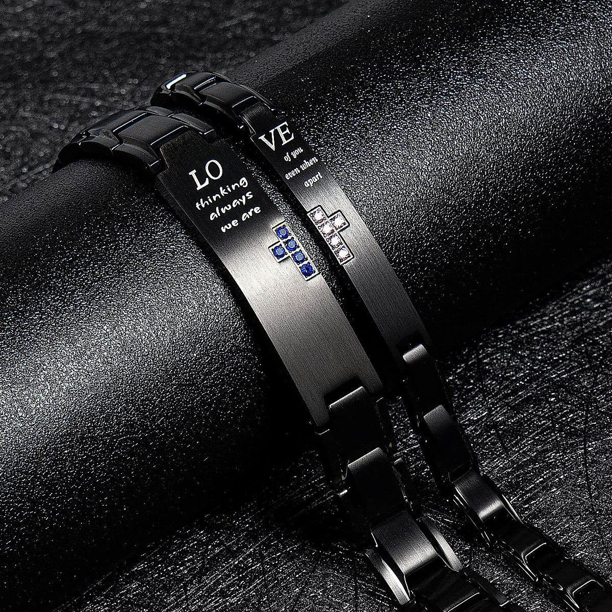 Wolentty Couples His and Hers Matching Bracelets Love Bracelet Gifts for Valentine's Day (His & Hers)