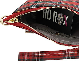 Ro Rox Sheena Tartan Check Punk 90's Crossbody Purse Handbag