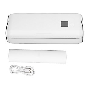 TIKATARER Portable Printers wirelesss for Travel, A4 Thermal Printer Thermal Printer Inkless Printer bluetooths Rechargeable Portable Inkless Thermal Printer for Home School Office