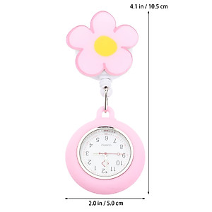 Watches for Women: Watch with Clip Lapel Watches Quartz Watch