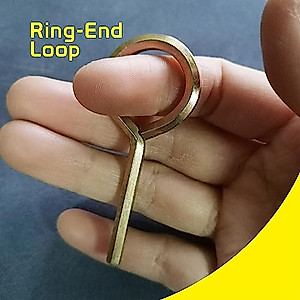 Siwil 5/32" Standard Hex Dogging Key, Allen Key Sets Wrench Fit on Keychain Push Bar Panic Exit Device Keys - 5 Pack