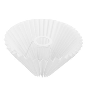 NOLITOY 1Pc Pleated lampshade retro home decor flower embellishments white lamp shade table fabric lamp shade Table Lamp Lampshade mushroom lamp Durable Lampshade Cloth Lampshade Simple