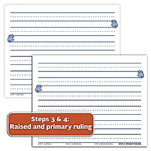 Mead See and Feel Learn to Letter w/Guidelines, 40 Sheets Per Book, PK-1, 10" x 8", White