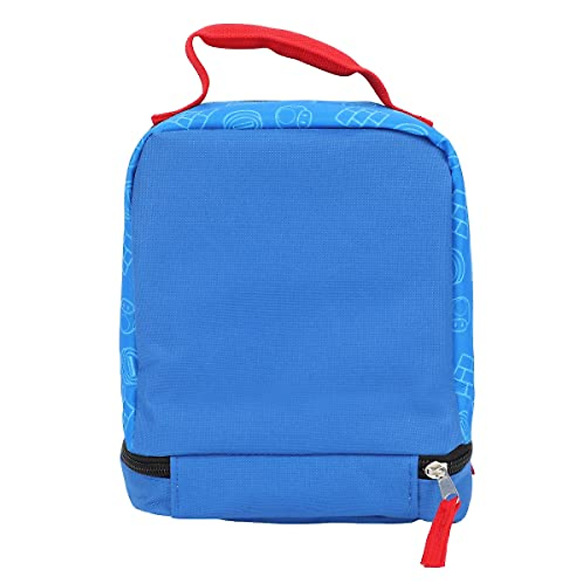 Bioworld Super Mario Bros. Square Double Compartment Insulated Lunch Box