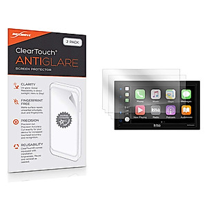 BoxWave Screen Protector Compatible with BOSS Audio BVCP9685A - ClearTouch Anti-Glare (2-Pack), Anti-Fingerprint Matte Film Skin for BOSS Audio BVCP9685A, BOSS Audio BVCP9685A, BV800ACP