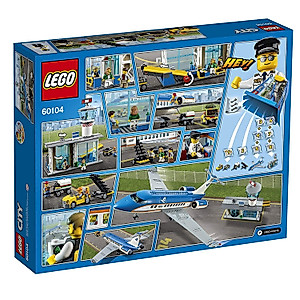 LEGO City Airport 60104 Airport Passenger Terminal Building Kit (694 Piece)