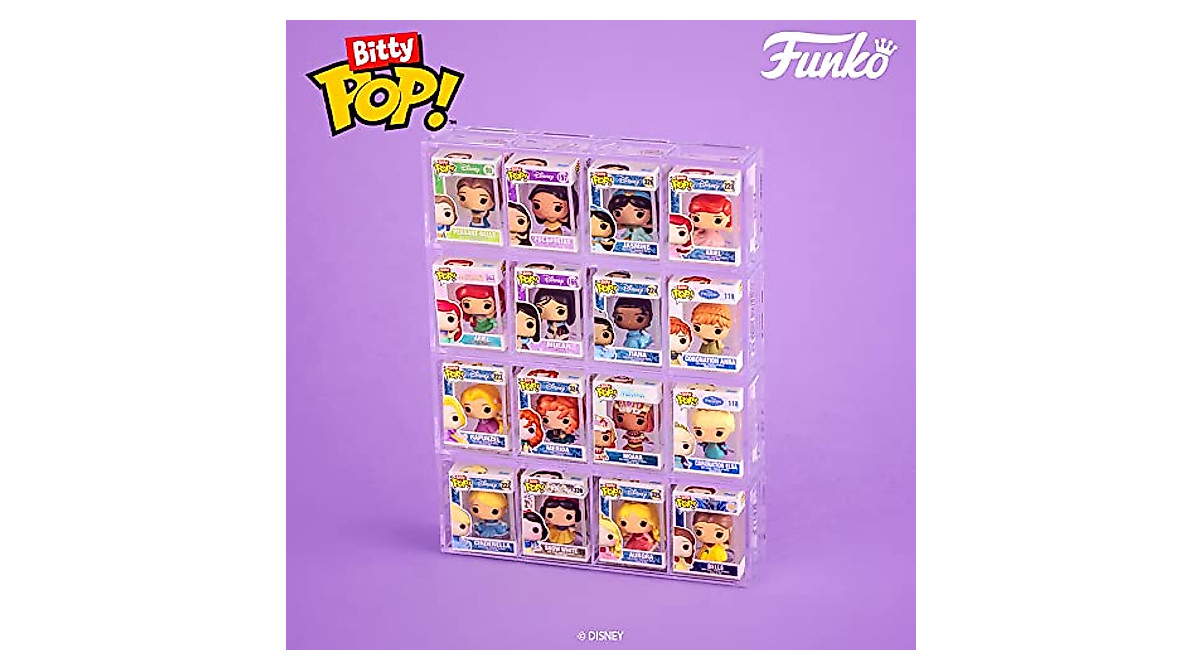 Funko Bitty Pop! Disney Princess 4-Pack Collectible Toys | Charm & Surprise