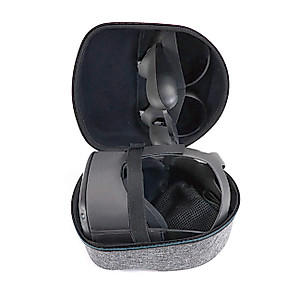 Oriolus Hard Case for Oculus Quest VR Gaming Headset and Controllers Accessories Waterproof Carrying case (Gray)