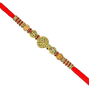 Tree of Life Rakhi for Brother Multicolor Beautiful & Fancy Designer Thread Raksha Bandhan Rakhi for Loving Brother Bhai RURAKH005